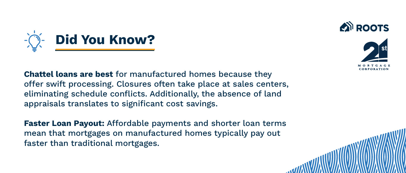 Manufactured Home Financing with 21st Mortgage Corporation
